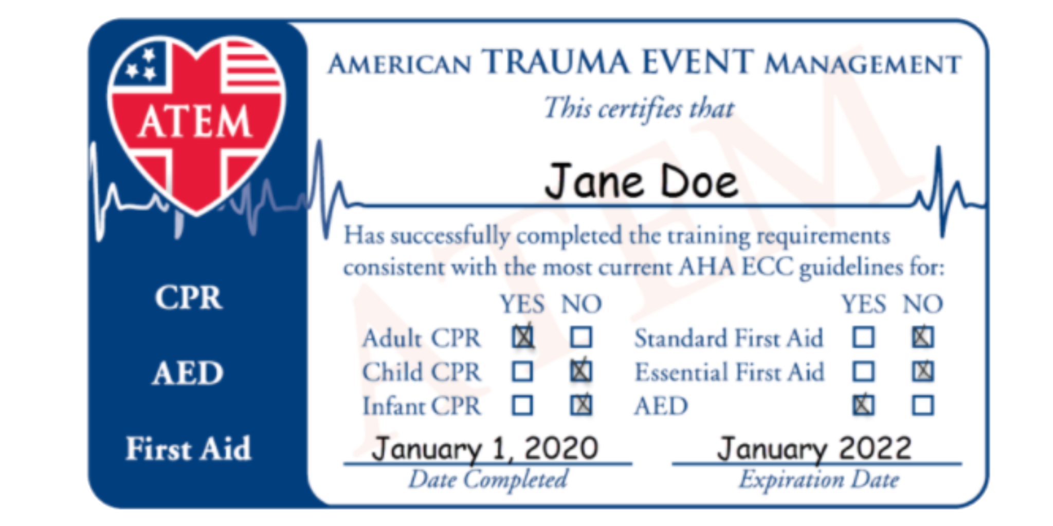 Training Materials - American Trauma Event Management